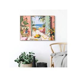 Orangewallz Gerahmter Kunstdruck "Holiday Feelings" - 51% | Gr&ouml;&szlig;e 50x70 cm | Wanddekoration