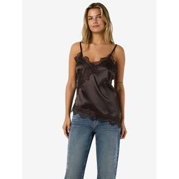 Noisy may Top "Sofie" in Dunkelbraun - 60% | Gr&ouml;&szlig;e XS | Damen-tops