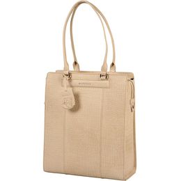 Burkely Leder-Henkeltasche "Casual Carly" in Beige - (B)33,5 x (H)39 x (T)12 cm - 64% | Damen-taschen