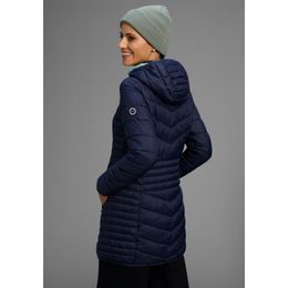 Kangaroos Damen Kangaroos Steppjacke mit Kapuze f&uuml;r den &Uuml;bergang, aus leichtem Webmaterial, figurbetonter Schnitt blau 36