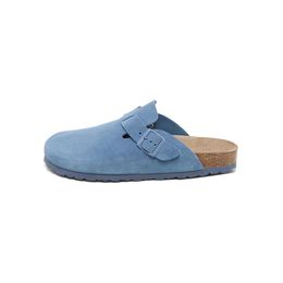 billowy Leder-Clogs in Blau - 54% | Gr&ouml;&szlig;e 43 | Herren-hausschuhe
