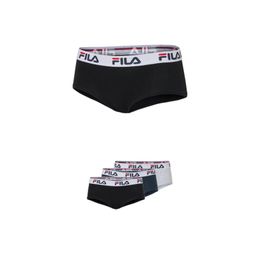 Fila Herren Retro Pants &raquo;WOMAN CULOTTE&laquo; 3er Pack, elastischer Logobund schwarz L