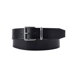 Levi's Levi's Herren Lederg&uuml;rtel &raquo;FLAT KEEPER BELT&laquo; mit Metallschnalle schwarz