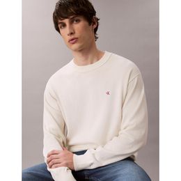 Calvin Klein Jeans Herren Strickpullover &raquo;LS EZ COTTON CREWNK SWEATER 12GG&laquo; Mit Rundhalsausschnitt L