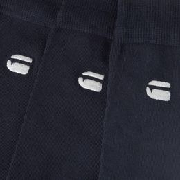 G-Star Raw G-Star Herren G-STAR Socken &raquo;SAGE, 3 PACK SOCKS&laquo; Packung, 3 Paar tlg. unifarben mit Logostickerei 44-47