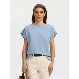 Selected T-Shirt Damen Gr&ouml;&szlig;e L hellblau