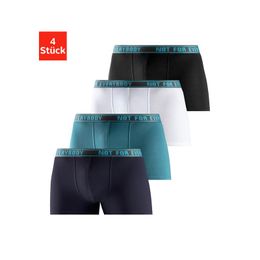 Bruno Banani Herren Boxer &raquo;Boxershorts f&uuml;r Herren&laquo; Packung, 4 Stk. mit Schriftzug im Bund bunt S (4), 4 Stk.