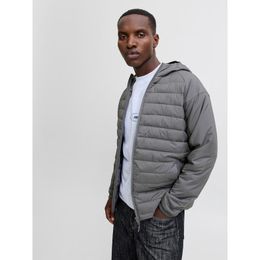 Jack & Jones Jack & Jones Herren Steppjacke &raquo;JJESTATE HYBRID JACKET NOOS&laquo; mit Kapuze mit Kapuze grau M
