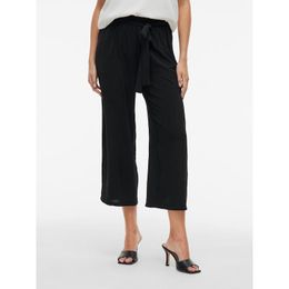 Vila Damen Schlupfhose &raquo;VIJOSA BELTED CULOTTE PANTS - NOOS&laquo; Sommerhose schwarz 38, N-Gr