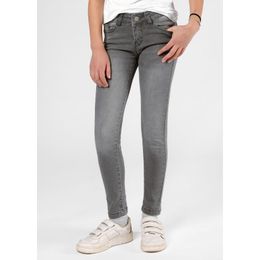 STACCATO M&auml;dchen STACCATO 5-Pocket-Jeans &raquo;LISA&laquo; Big Fit grau 146, Normalgr&ouml;&szlig;en