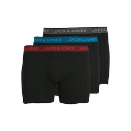 Jack & Jones PlusSize Jack & Jones Plussize Herren Jack & Jones PlusSize Trunk &raquo;JACWAISTBAND TRUNKS 3 PACK NOOS PLS&laquo; Packung, 3 Stk. grau 4XL, 3 Stk.