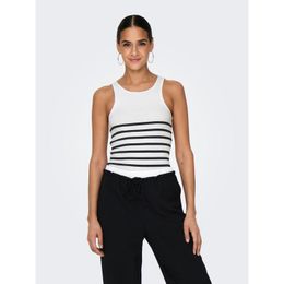 Only Damen Only Tanktop &raquo;ONLKENYA RIB STRIPE TANK TOP CS JRS&laquo; schwarz-wei&szlig; M