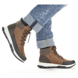 Rieker Herren Winterboots mit wasserabweisender -TEX-Ausstattung braun 43