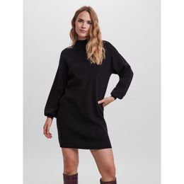 V&eacute;ro Moda Vero Moda Damen Strickkleid &raquo;VMNANCY LS FUNNELNECK DRESS GA NOOS&laquo; schwarz XS, N-Gr