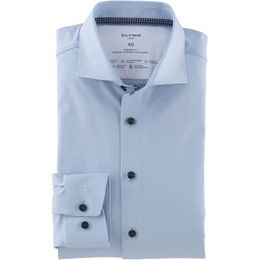 OLYMP Herren OLYMP Businesshemd &raquo;Luxor modern fit&laquo; aus der aus der 24/7 Luxor Modern Fit-Serie blau 37, N-Gr