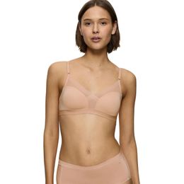 Triumph Damen B&uuml;gelloser BH &raquo;Shape Smart&laquo; gl&auml;ttend, vorgeformte Cups, weich und leicht formend beige 3, N-Gr