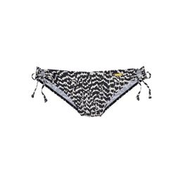 Lascana Damen Lascana Bikini-Hose &raquo;Clara&laquo; mit abstraktem Animalprint beige 40, N-Gr