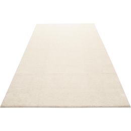 Wecon home Basics Teppich &raquo;Lotta&laquo; rechteckig 17 mm H&ouml;he Kurzflor, Wohnzimmer beige Kunstfaser