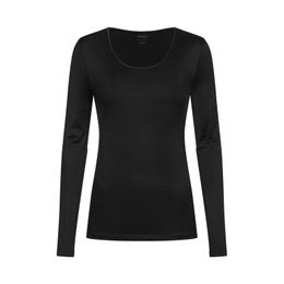 Mey Damen Langarmshirt &raquo;Emotion&laquo; Flie&szlig;ende Qualit&auml;t schwarz 44