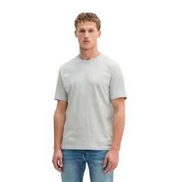 Marc O'Polo Marc O'polo Herren Marc O'Polo T-Shirt Logo-T-Shirt aus Bio-Baumwolle grau L (52)