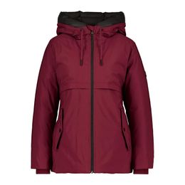 alife and kickin Alife & Kickin Damen Winterjacke &raquo;Damen CicelyAK A&laquo; Kurze warme Damenwinterjacke mit gef&uuml;tterter Kapuze rot XXL
