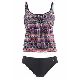 Lascana Damen Lascana Oversize-Tankini im angesagten Ethno-Look bunt 36, N-Gr