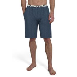 Tom Tailor Herren Tom Tailor Bermudas &raquo;Br&uuml;gge&laquo; Logobund, Seitentaschen, locker, bequem, atmungsaktiv, Baumwollmix blau 52L, N-Gr