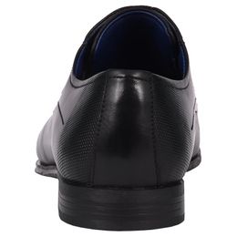 Bugatti Herren Bugatti Schn&uuml;rschuh , Blockabsatz, Abendschuh, Businessschuh, Festtagsschuh, Logopr&auml;gung schwarz 45