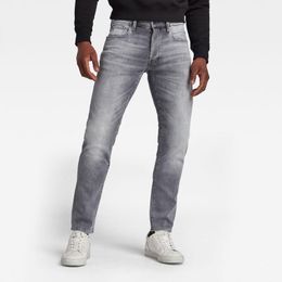 G-Star Raw G-Star Herren G-STAR Slim-fit-Jeans &raquo;3301 Slim&laquo; mit toller Waschung und Elasthan grau 36, L&auml;nge 32
