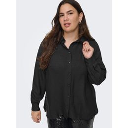 Only Carmakoma Damen Only CARMAKOMA Hemdbluse &raquo;CARBAY LS SHIRT WVN BF&laquo; schwarz 42