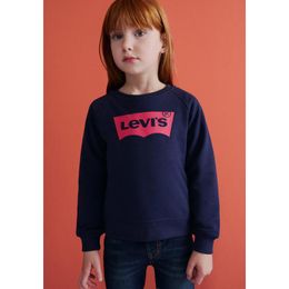 Levi's Kids Damen Levi's Kids Sweatshirt &raquo;BATWING CREWNECK SWEATSHIRT&laquo;, for GIRLS blau 6/116