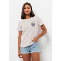 Jack Wolfskin Damen T-Shirt &raquo;DISCOVER HEART T W&laquo; grau XL (46)