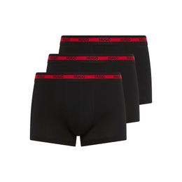 Hugo Underwear Herren HUGO Underwear Trunk &raquo;TRIPLET PLANET&laquo; 3 Stk. Logos am elastischen Bund, mittlere Bundh&ouml;he XL (54), 3 Stk.