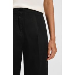BOSS Orange Damen BOSS Orange Chinohose &raquo;Taquina Premium Damenmode&laquo; im Loose Barrel Fit schwarz 34, N-Gr