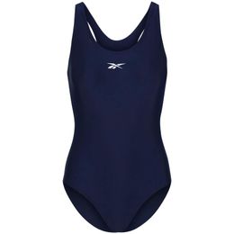Reebok Damen Badeanzug &raquo;"Adelia"&laquo; Racer-Back Cut Out, sportlich, schlicht, bequem, Logo vorne blau S, N-Gr