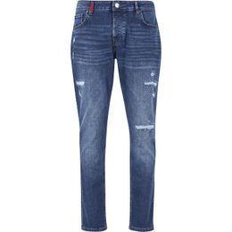 2Y Premium Herren 2Y Premium Bequeme Jeans &raquo;2Y Premium 2Y MATEO DESTROYED SLIM FIT JEANS&laquo; 28, Normalgr&ouml;&szlig;en