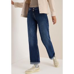 Cecil Damen Weite Jeans &raquo;Style NEELE&laquo; mit Stretch 33, L&auml;nge 32
