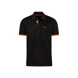 TRIGEMA Herren Poloshirt &raquo;TRIGEMA Deutschland Poloshirt&laquo; 1 Stk. schwarz M