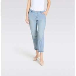 MAC Damen MAC Slim-fit-Jeans &raquo;CHINO turn up&laquo; im Five-Pocket Style blau 36, N-Gr