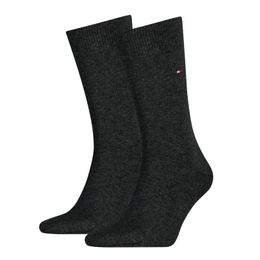 Tommy Hilfiger Herren Socken &raquo;TH MEN SOCK CLASSIC 2P&laquo; 2 Paar, Mit eingestricktem Flag-Logo schwarz 43-46