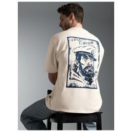 TRIGEMA Herren T-Shirt &raquo;TRIGEMA Oversized T Shirt "Ahoy Captain"&laquo; 1 XL