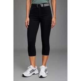 Laura Scott Damen Caprihose Webhose f&uuml;r Casualmode und Streetwear, femininer Stil 34, N-Gr