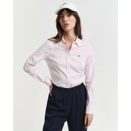 Gant Damen Langarmbluse &raquo;New Slim Stretch Oxford Blouse&laquo; f&uuml;r bequemen Sitz u. Bewegungsfreiheit, New Slim Stretch, b&uuml;gelfrei rosa 46