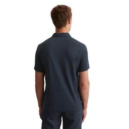 Marc O'Polo Marc O'polo Herren Marc O'Polo Poloshirt mit lebendiger, bewegter Oberfl&auml;che blau XL
