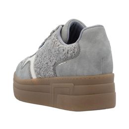 Rieker Damen Plateausneaker Basket-Sneaker, Schn&uuml;rschuh, Halbschuh mit weichem Schaftrand wei&szlig; 40