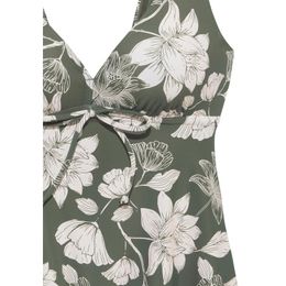s.Oliver Damen s.Oliver B&uuml;gel-Tankini-Top &raquo;Lady&laquo; mit floralem Design 38, Cup C