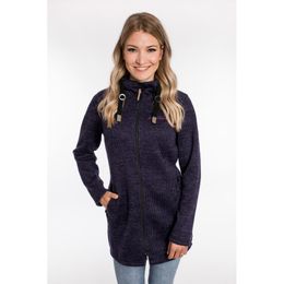 DEPROC Active Damen DEPROC Active Strickfleecejacke &raquo;TYNDALL WOMEN&laquo; in edler Melangeoptik lila 40/42 (M)