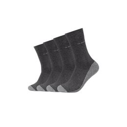 Camano Herren Socken &raquo;ca-soft&laquo; 4 Paar tlg. mit leichter Polsterung grau 35-38
