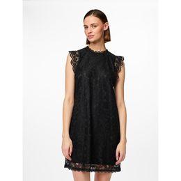 Pieces Damen Pieces Spitzenkleid &raquo;PCOLLINE SL LACE DRESS NOOS&laquo; Partykleid schwarz M, N-Gr