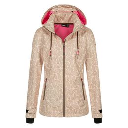 DEPROC Active Damen DEPROC Active Softshelljacke &raquo;SHELBY PEAK XV WOMEN&laquo; mit abnehmbarer Kapuze beige 40 (M)